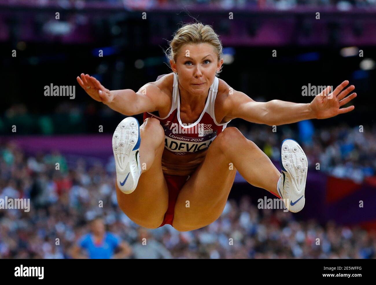 Latvias ineta radevica competes hi-res stock photography and images - Alamy