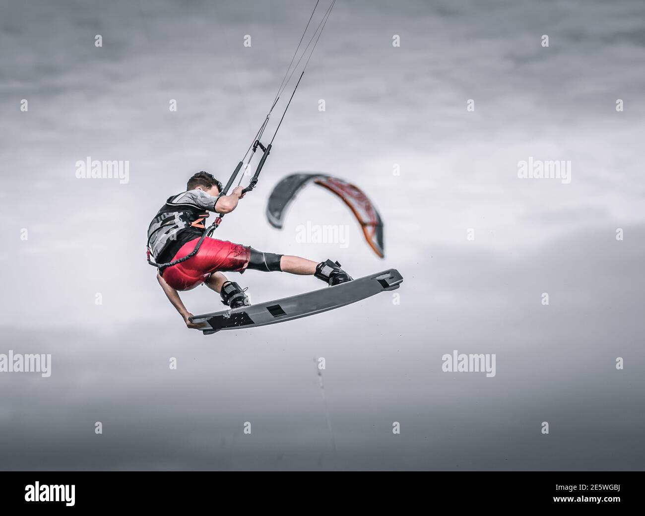 Kiteboarding Jump