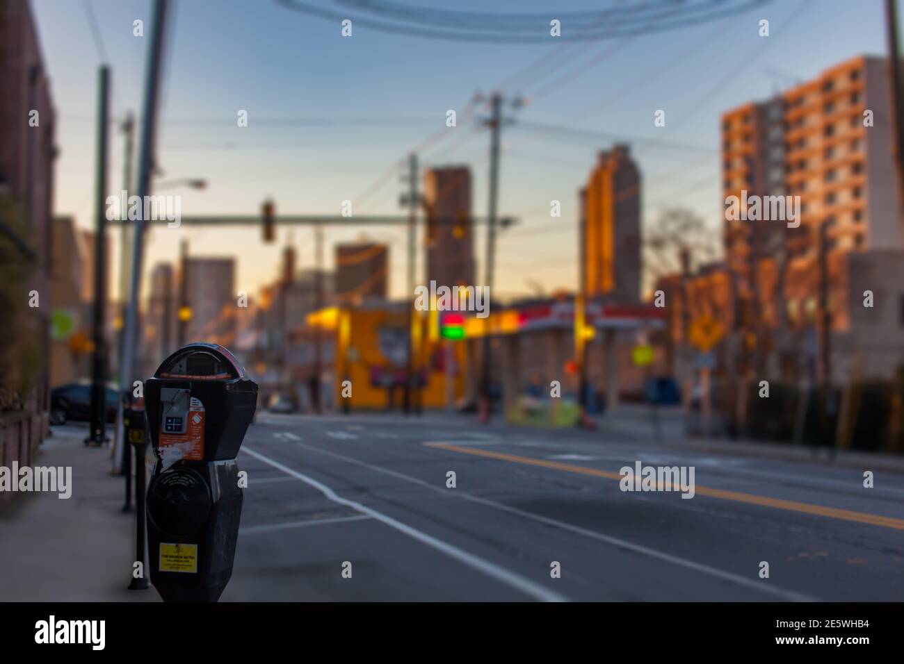 On street parking meter hi-res stock photography and images - Alamy