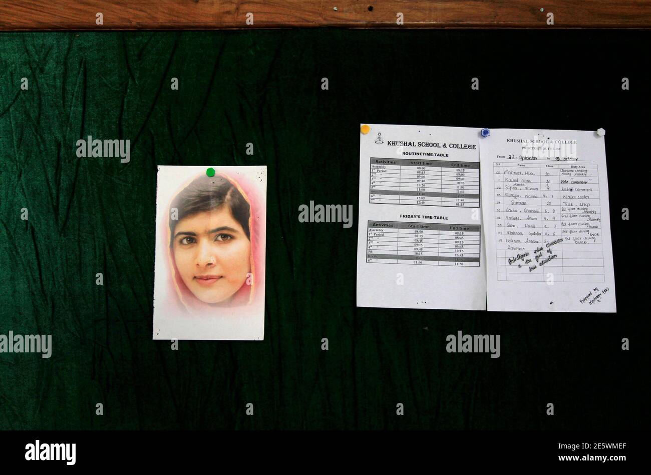 Malala swat valley school hi-res stock photography and images - Alamy