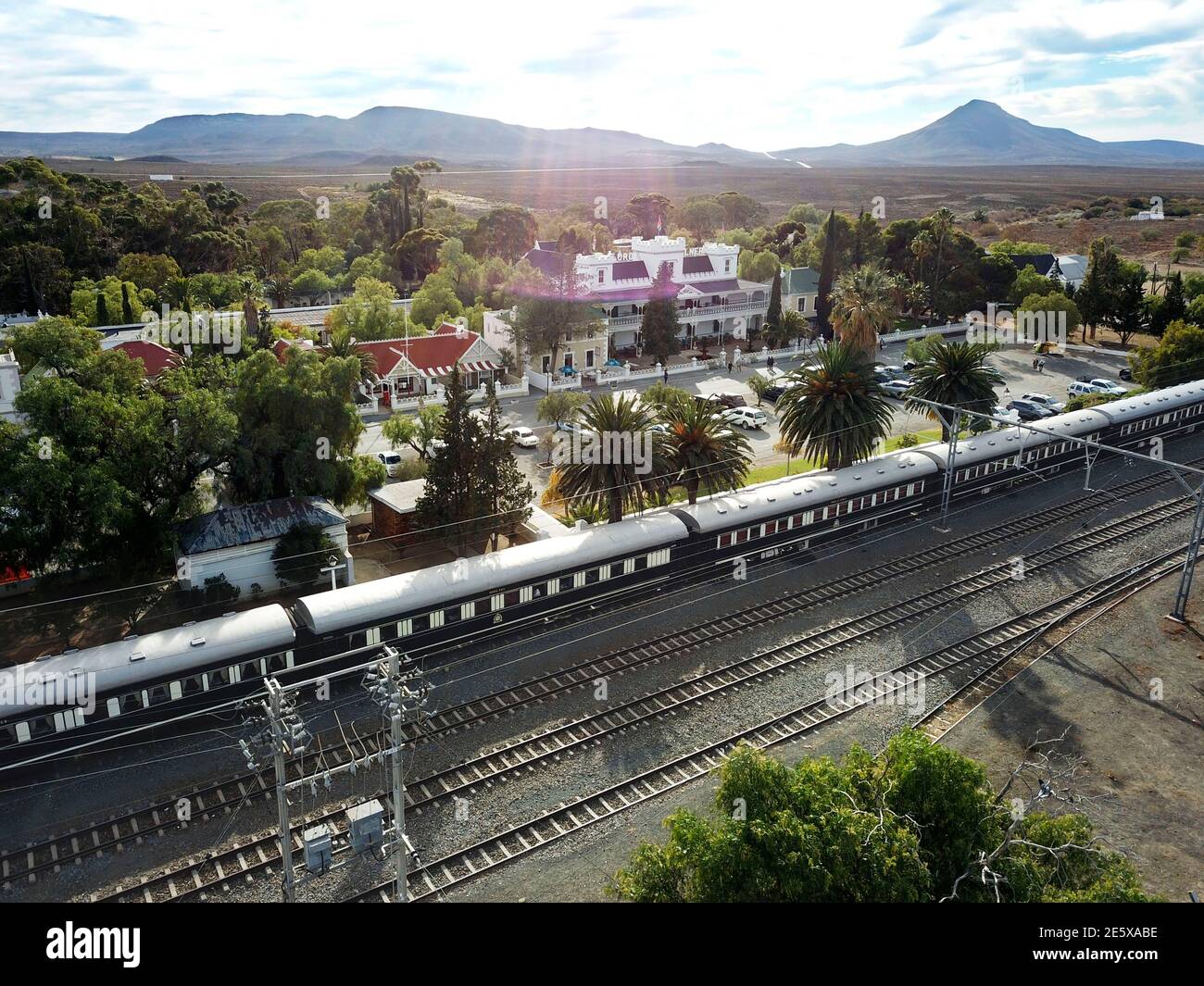 June 2019 - The Rovos Rail luxury train travelling between Cape Town ...