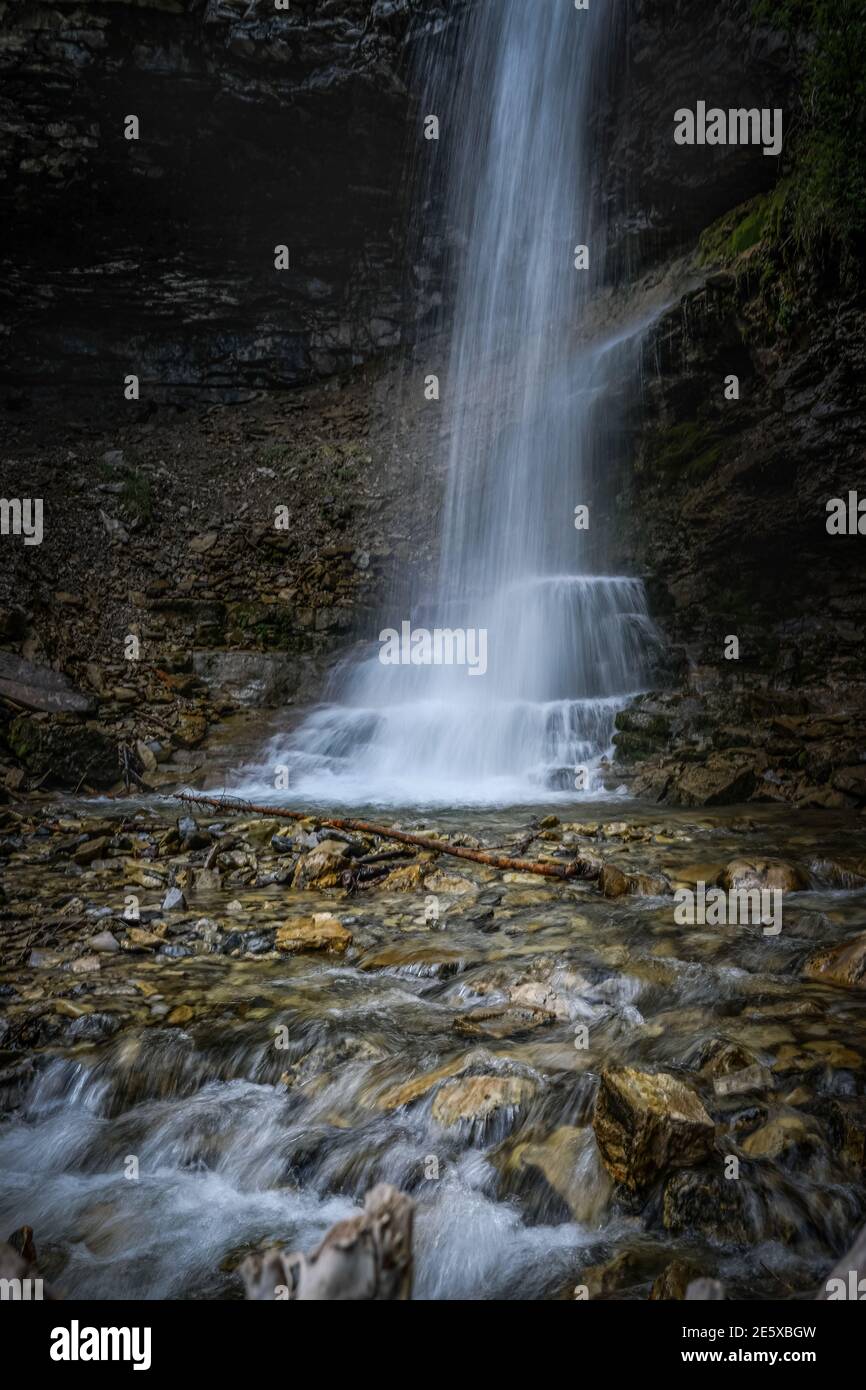 Troll Falls, Alberta, Canada Stock Photo - Alamy