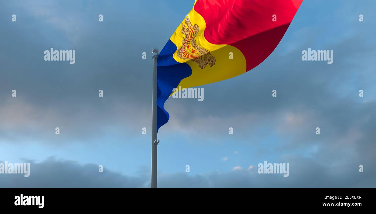 Andoran flag hi-res stock photography and images - Alamy