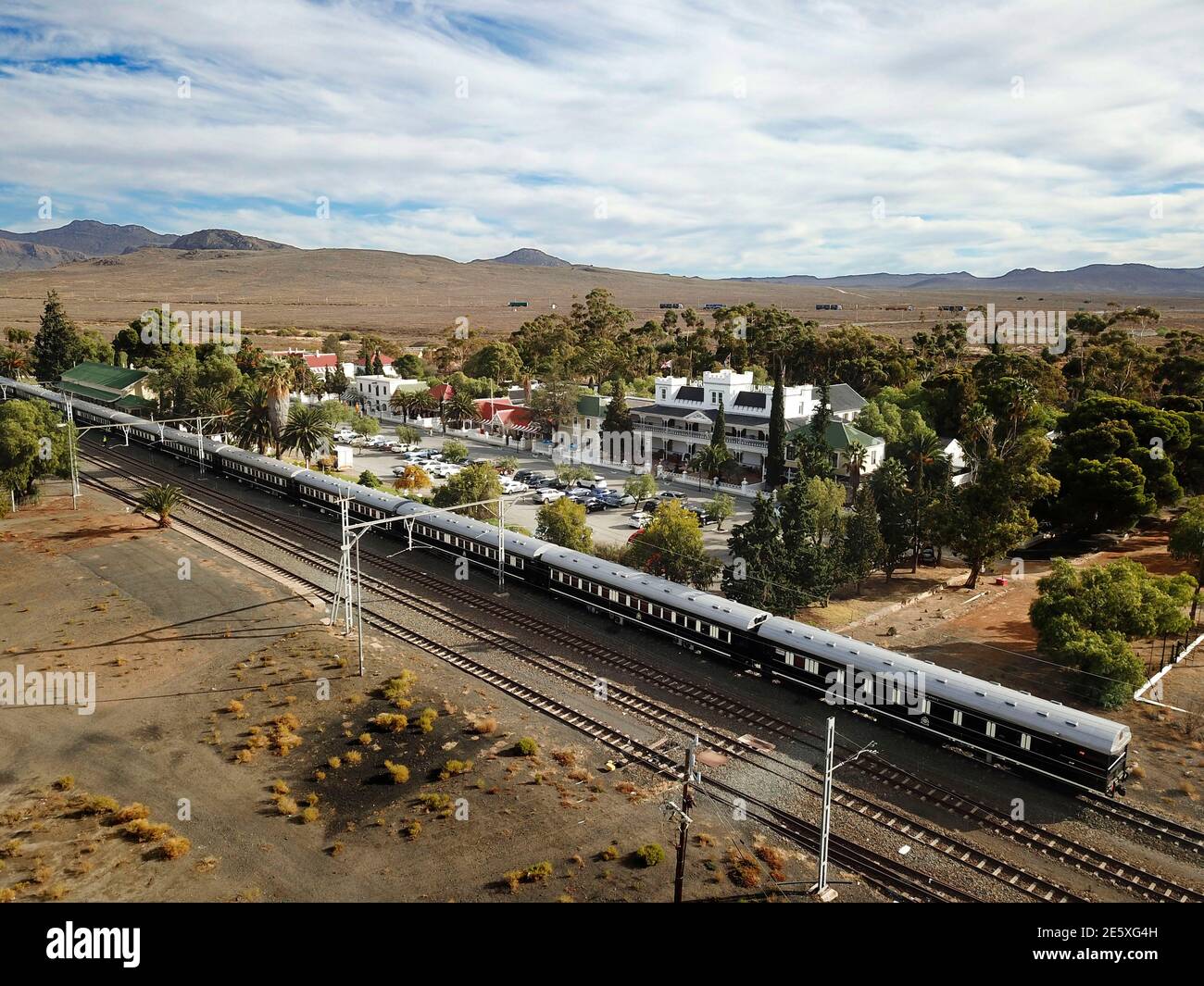 June 2019 - The Rovos Rail luxury train travelling between Cape Town ...