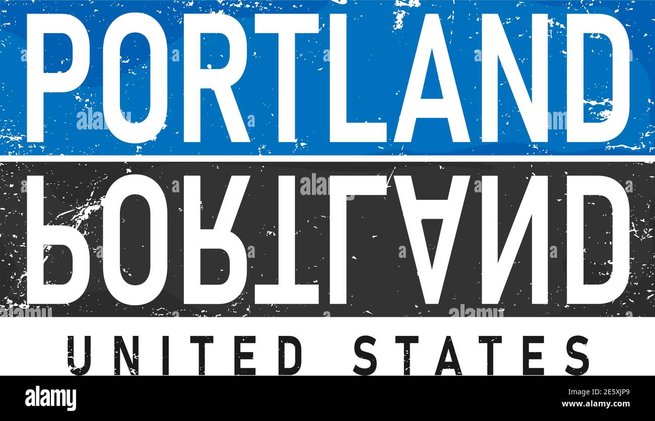 Portland street art Stock Vector Images - Alamy