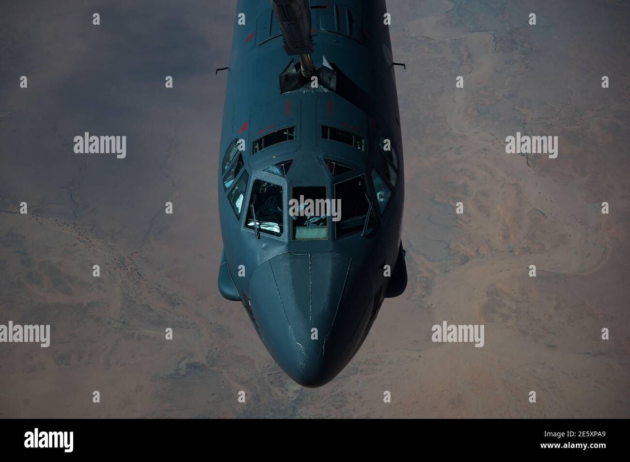 Aerial view down b 52 stratofortress hi-res stock photography and ...