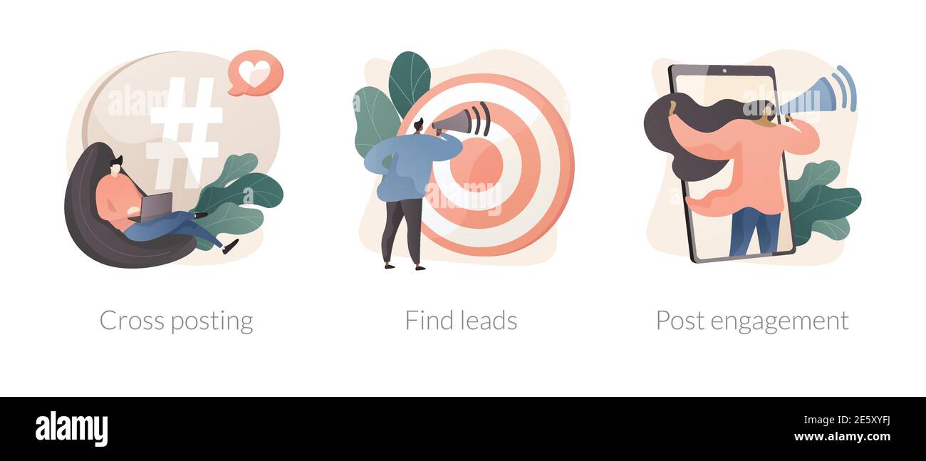 Digital marketing abstract concept vector illustrations Stock Vector ...