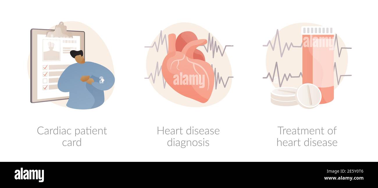 Heart attack abstract concept vector illustrations Stock Vector Image ...