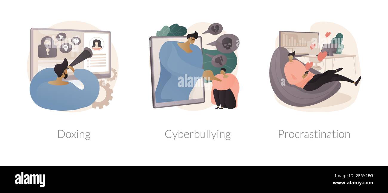 Social engineering abstract concept vector illustrations Stock Vector ...
