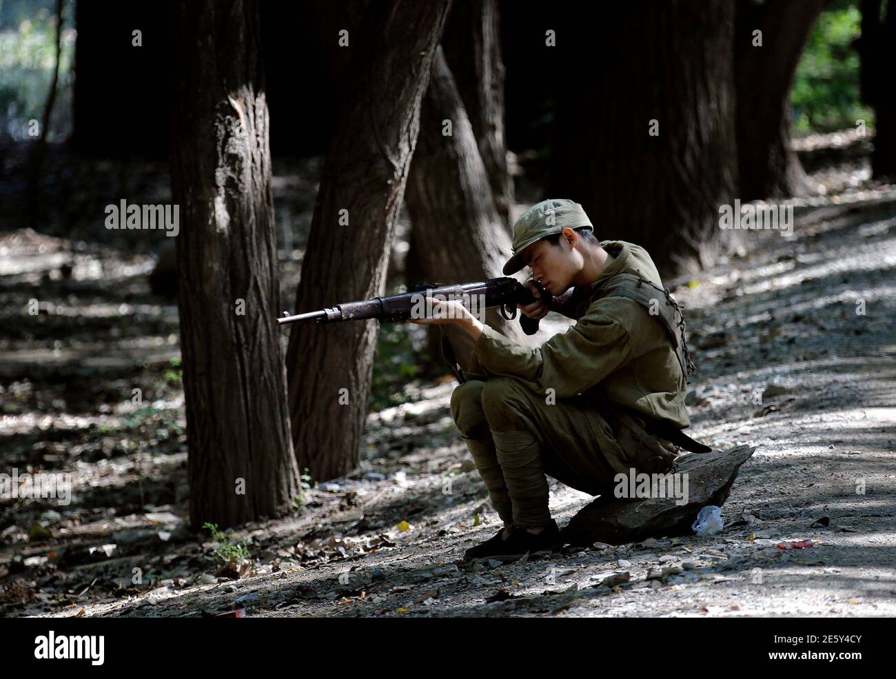 Chinese Soldier Gun High Resolution Stock Photography and Images - Alamy