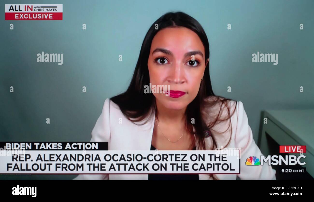 Alexandria ocasio cortez 2021 hi-res stock photography and images - Alamy