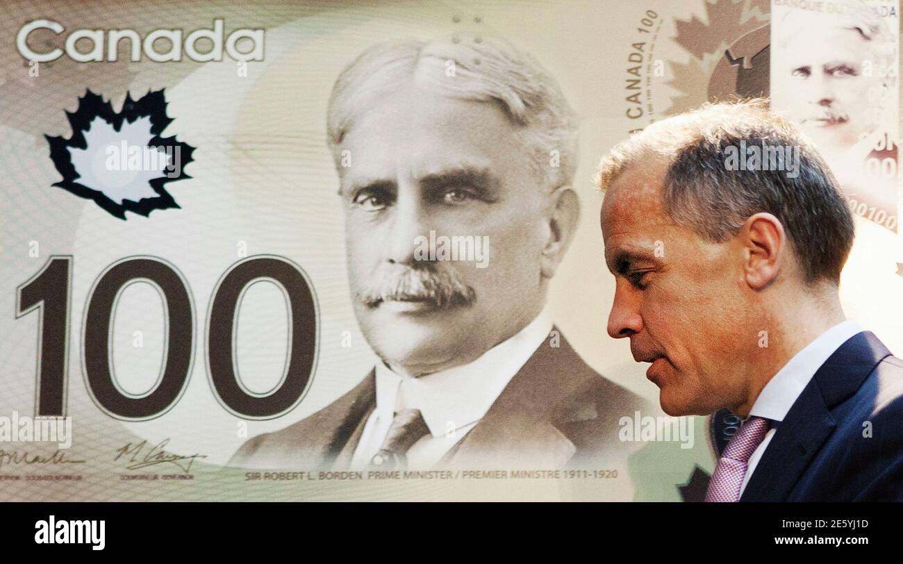 Canada new 100 dollar bill hi-res stock photography and images - Alamy
