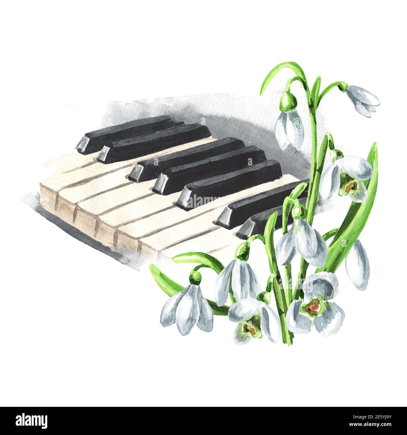 Piano Keys Drawing High Resolution Stock Photography and Images - Alamy