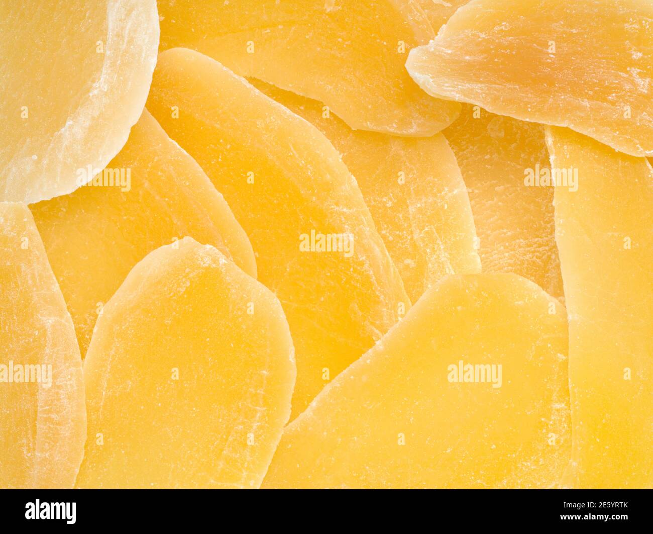 Dried mango background. Candied slices of mango fruit close-up Stock ...