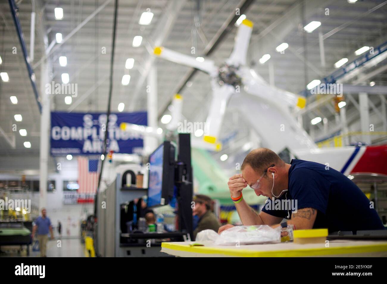 Sikorsky helicopters factory hi-res stock photography and images - Alamy