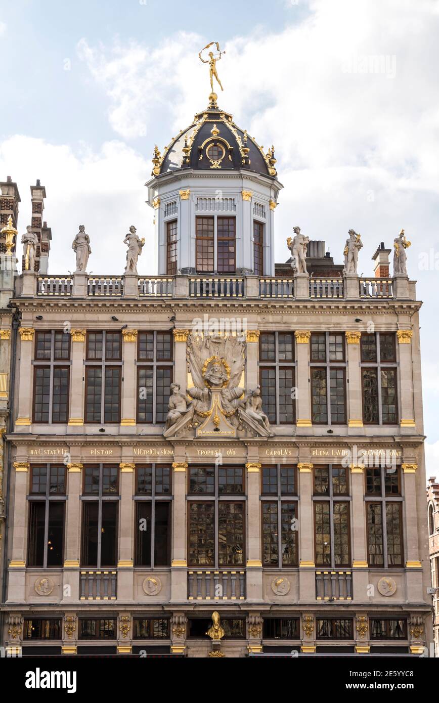 Brussels, BELGIUM : The World Heritage Grand Place, historic buildings ...