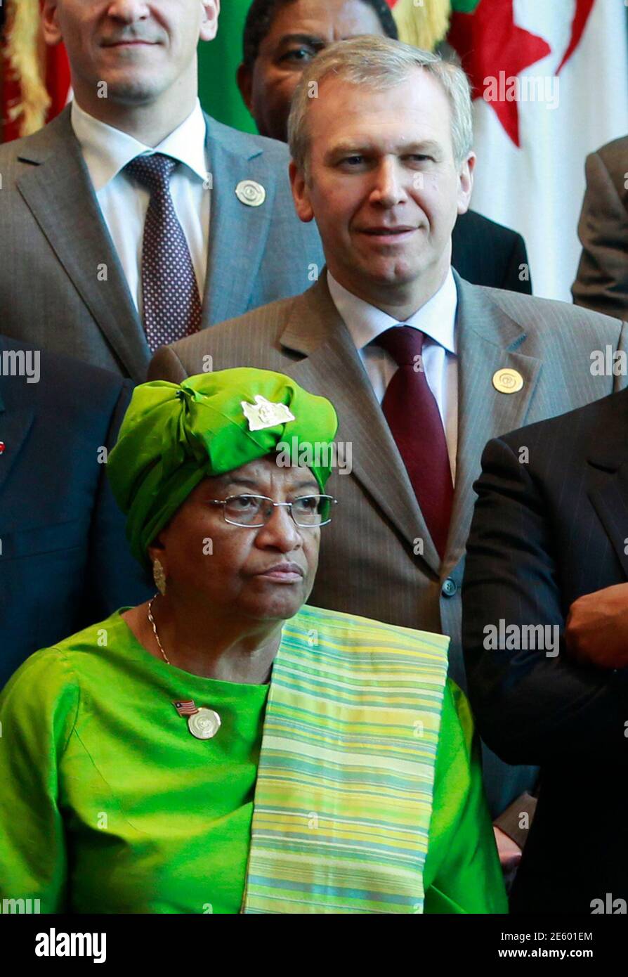 Ellen johnson sirleaf family hi-res stock photography and images - Alamy