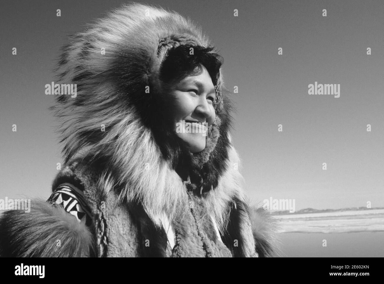 Inuit people arctic winter Black and White Stock Photos & Images - Alamy