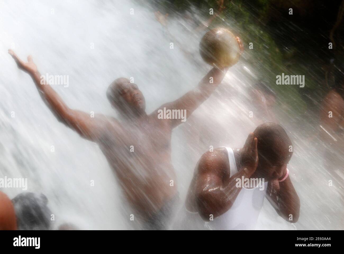 Saut D’eau Waterfall Haiti High Resolution Stock Photography and Images ...