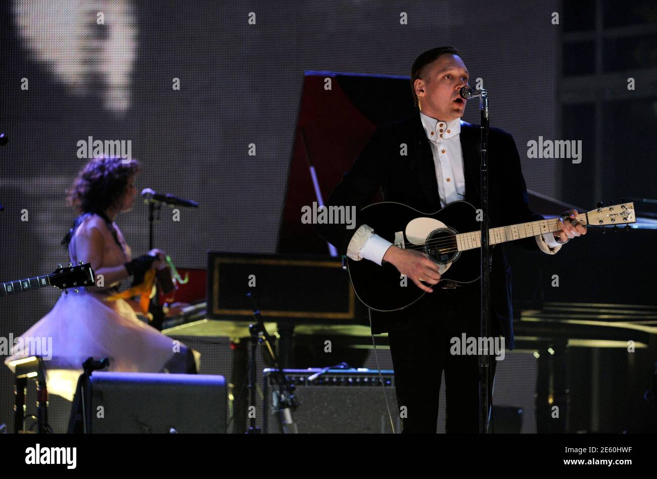 Arcade fire band members hi-res stock photography and images - Alamy