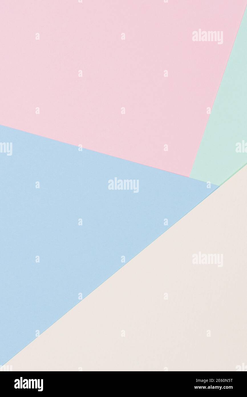 Abstract colored paper texture background. Minimal geometric shapes and ...