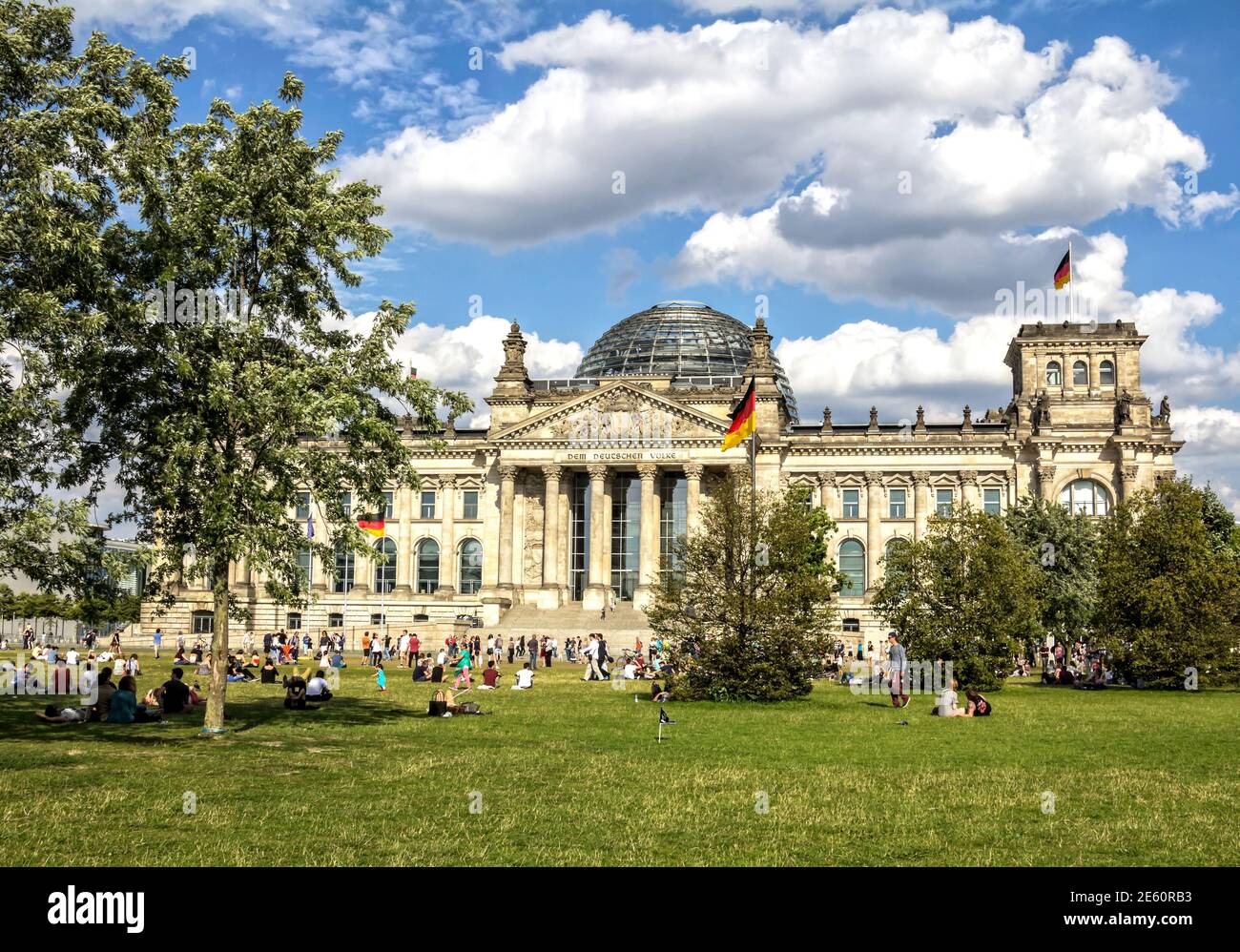 The Reichstag building in Berlin: German parliament Stock Photo - Alamy