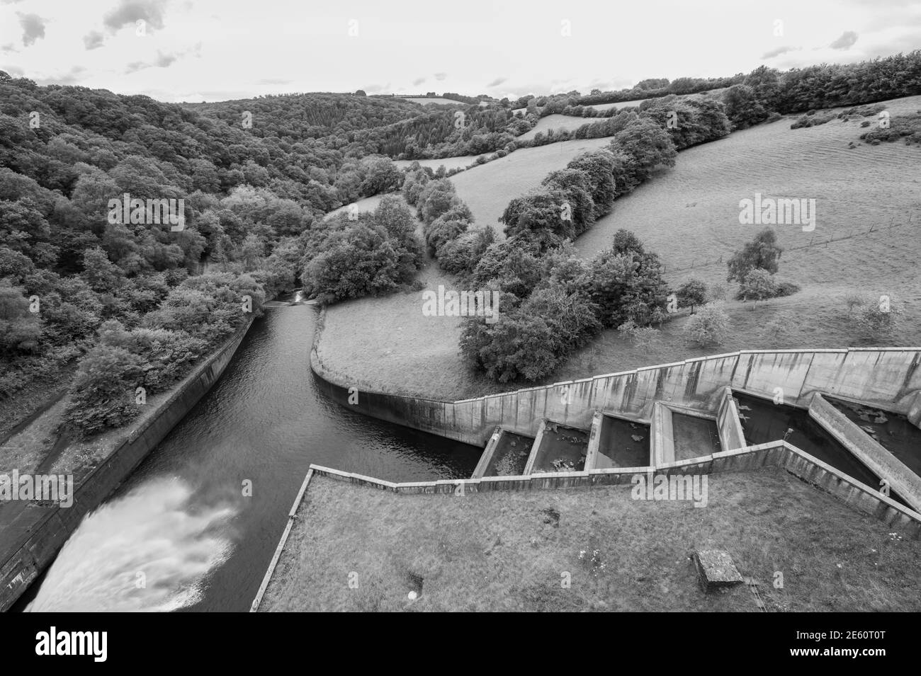 View water reservoir from Black and White Stock Photos & Images - Alamy