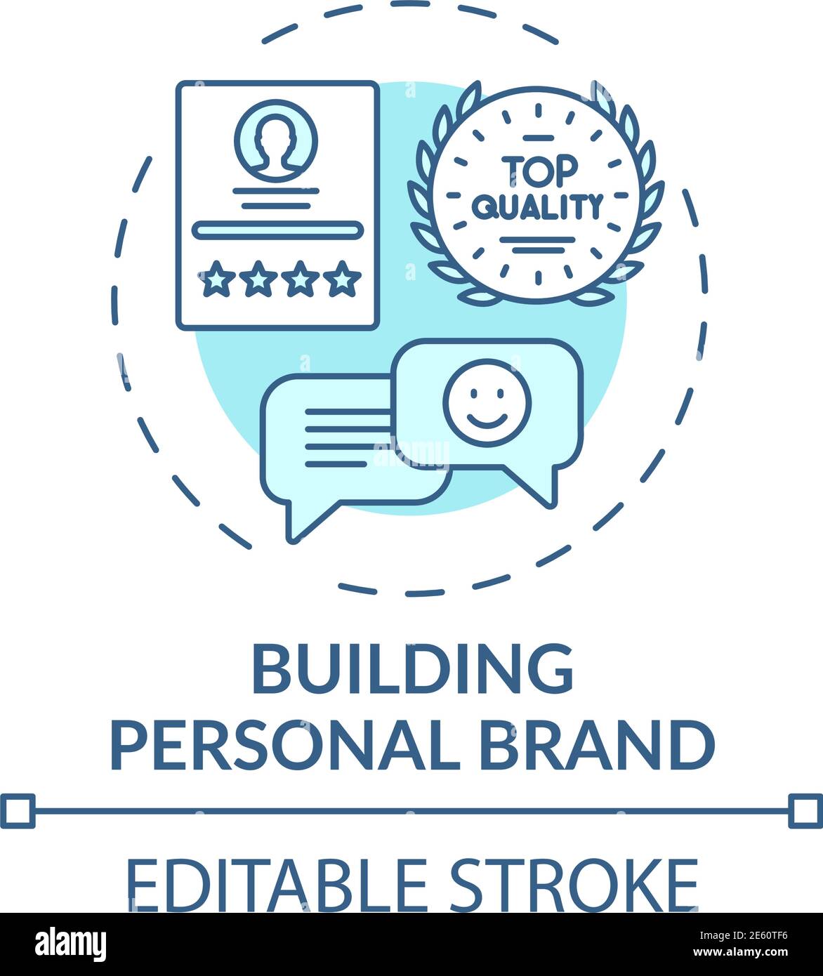 Building personal brand concept icon Stock Vector Image & Art - Alamy Building personal brand concept icon Stock Vector Image & Art - Alamy
