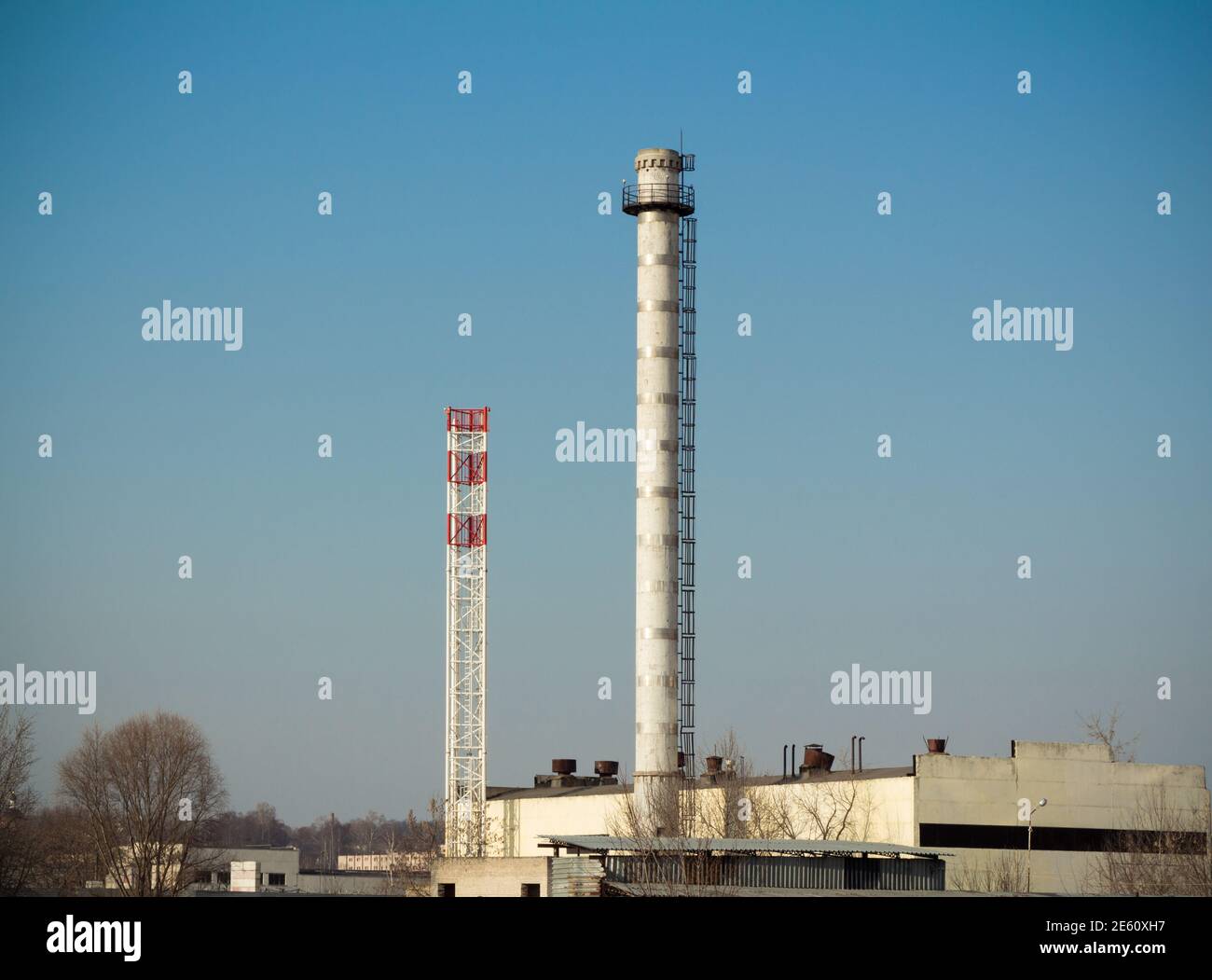 Big factory chimney hi-res stock photography and images - Alamy