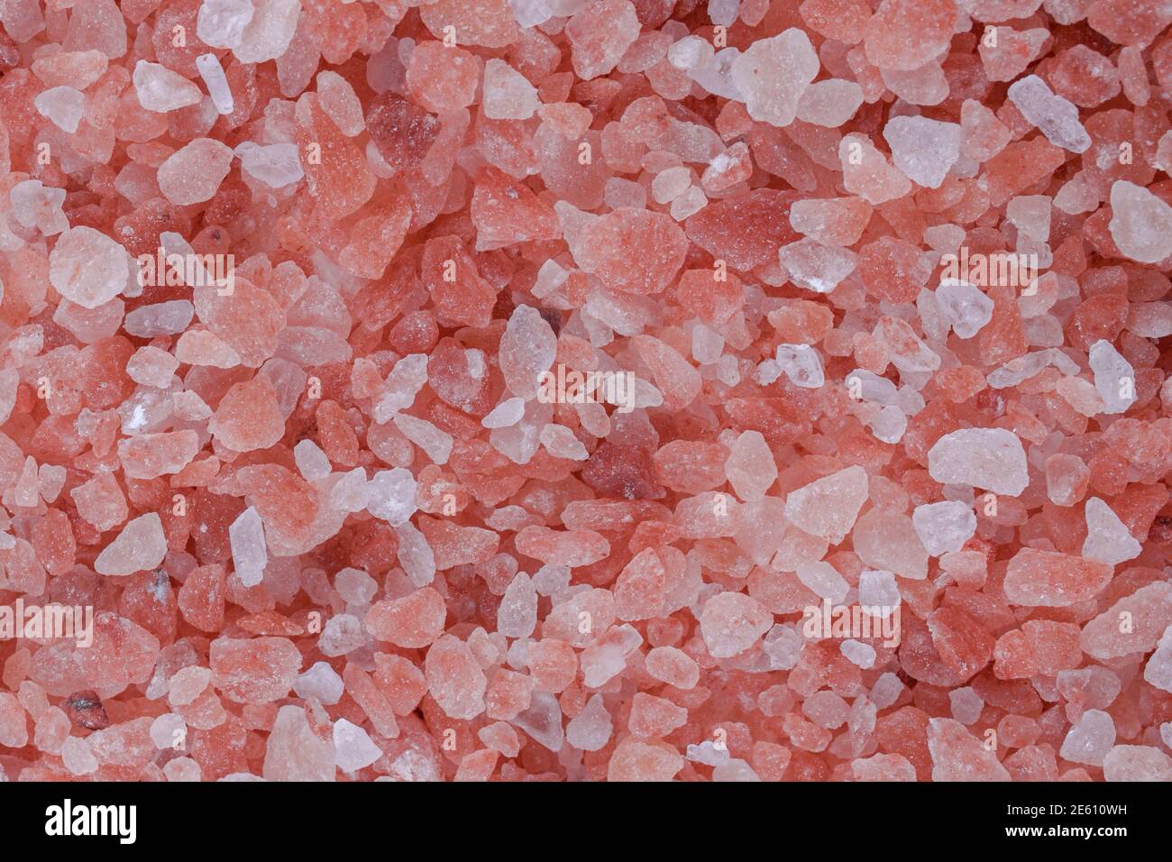 Close up background texture of small fine ground crystals pink ...