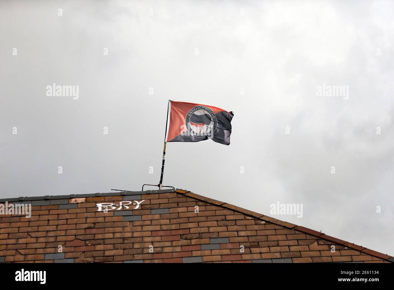 German anti fascist flag hi-res stock photography and images - Alamy