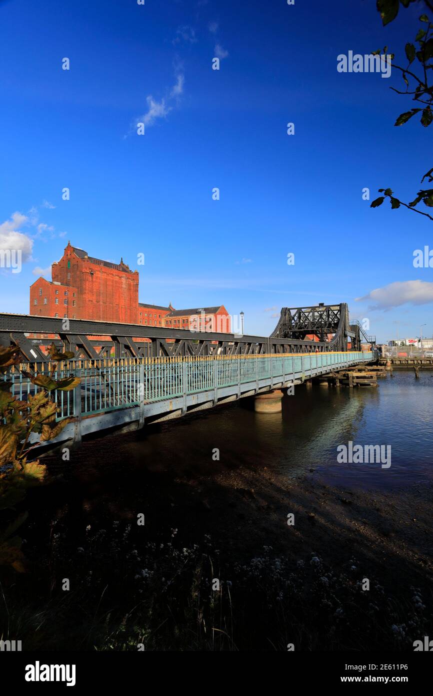 The Corporation Bridge, Grimsby town, Lincolnshire County, England The ...