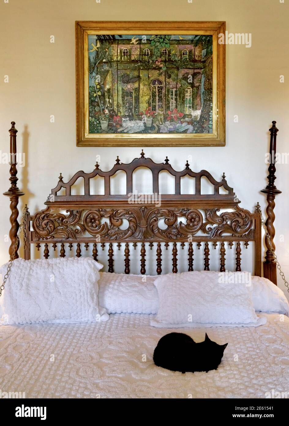 Ernest Hemingway House in Key West, Florida, FL USA. Southern most ...