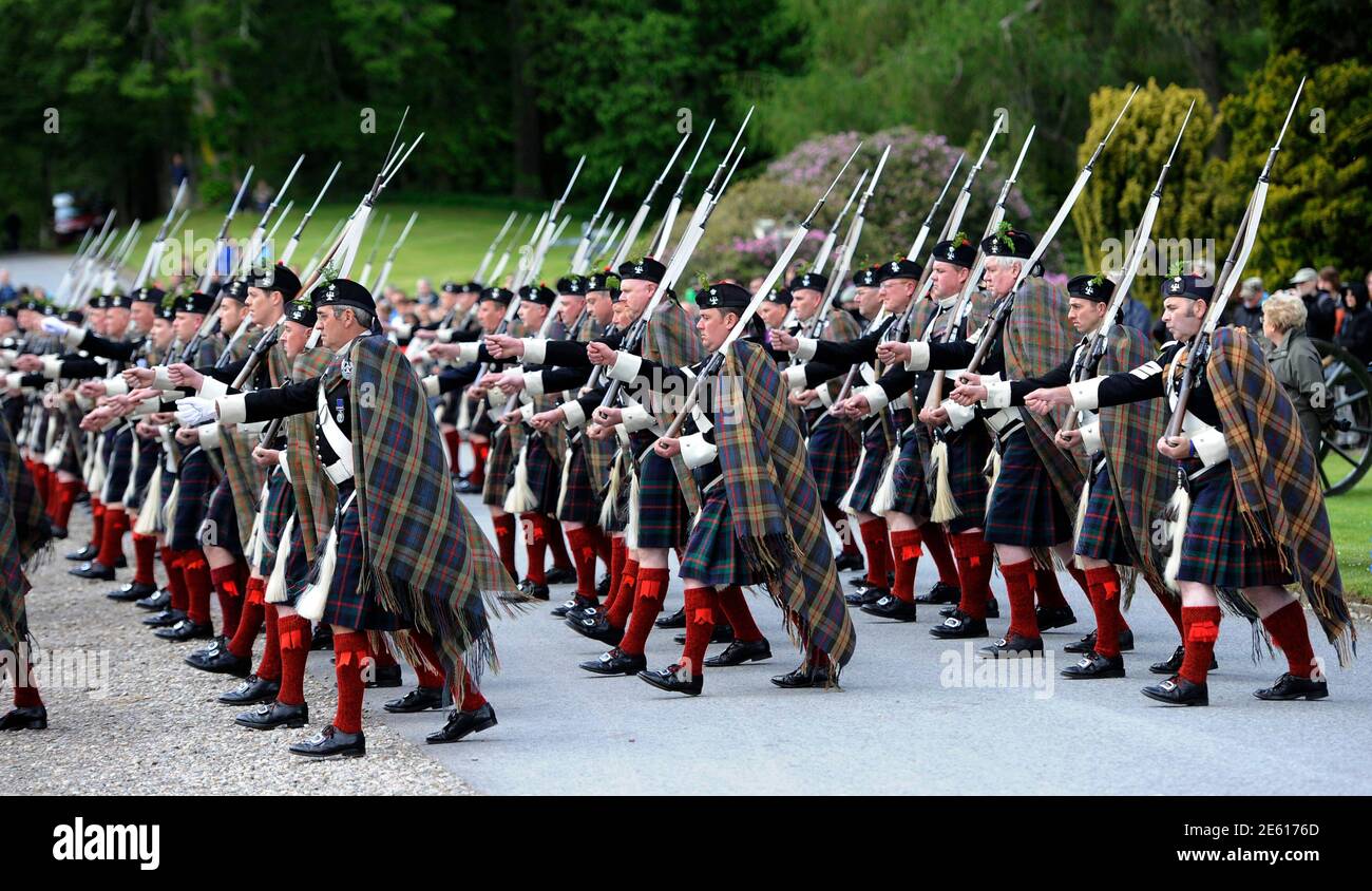The atholl highlanders victoria hi-res stock photography and images - Alamy