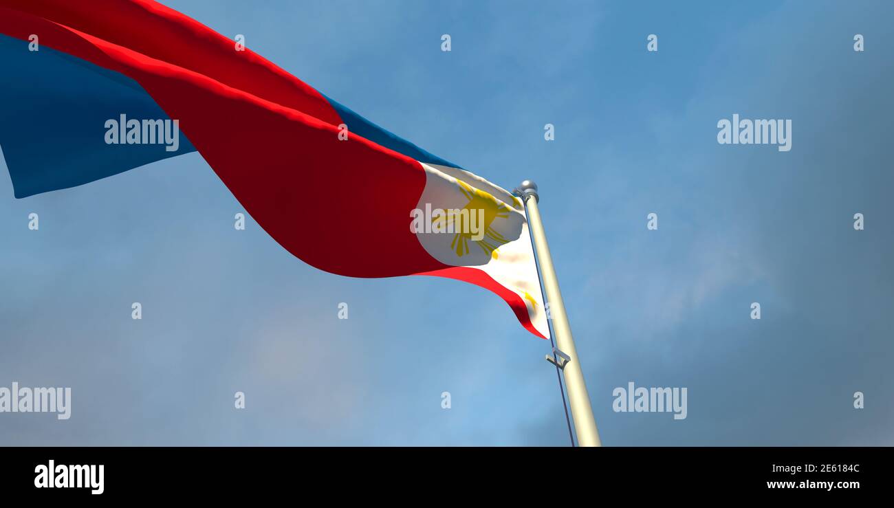 Philippine national flagpole hi-res stock photography and images - Alamy