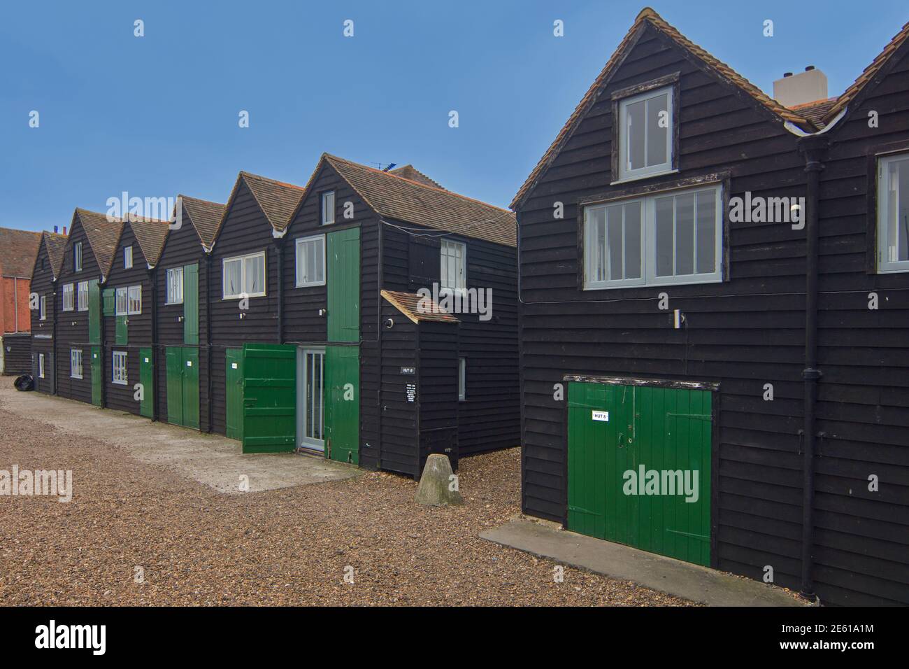 Whitstable fisherman huts hi-res stock photography and images - Alamy