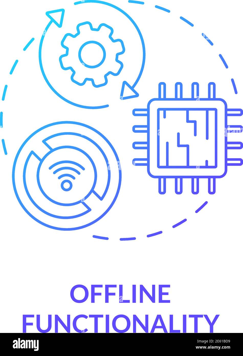 Offline functionality concept icon Stock Vector Image & Art - Alamy Offline functionality concept icon Stock Vector Image & Art - Alamy