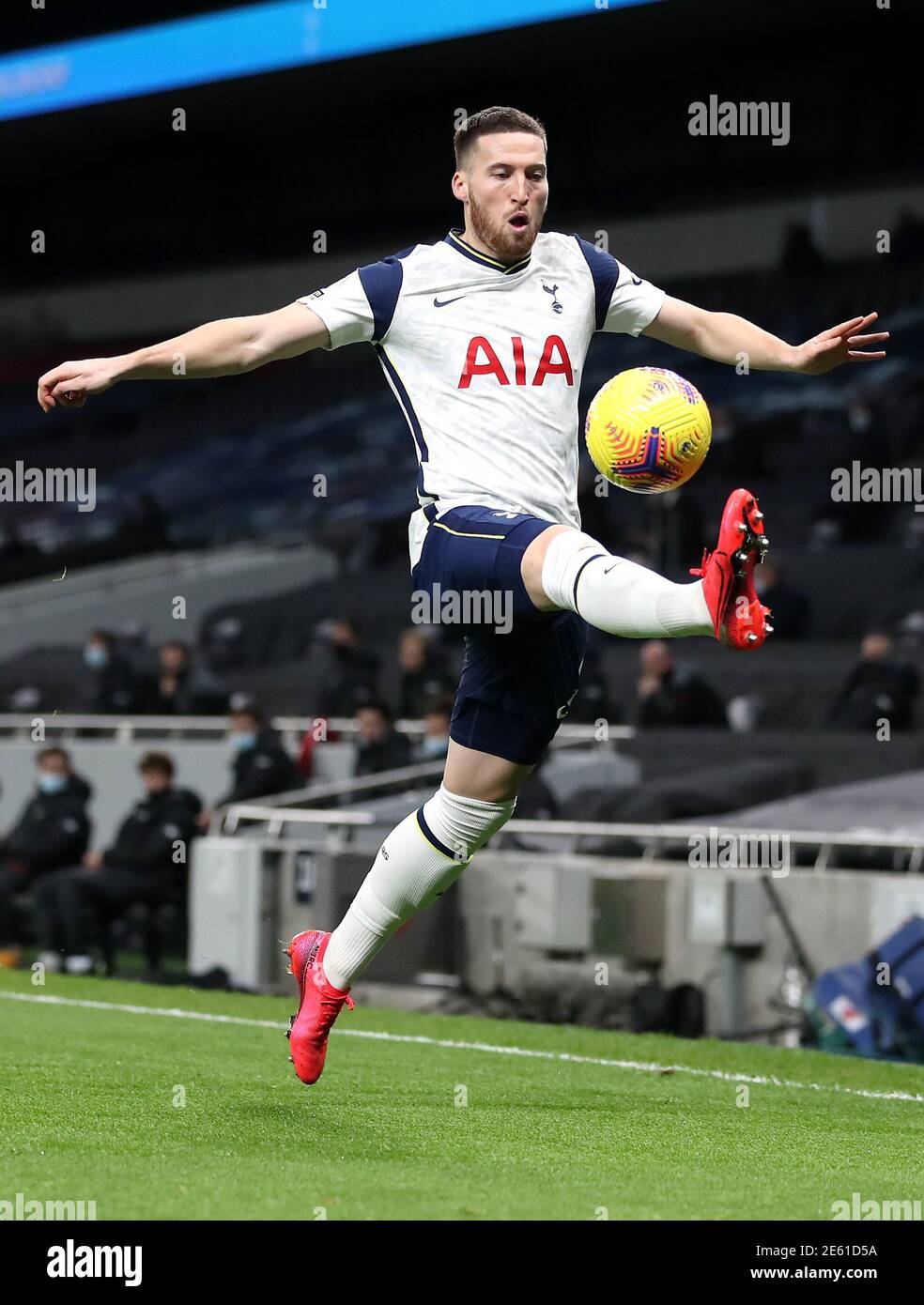 Tottenham Hotspur's Matt Doherty controls the ball during the Premier ...