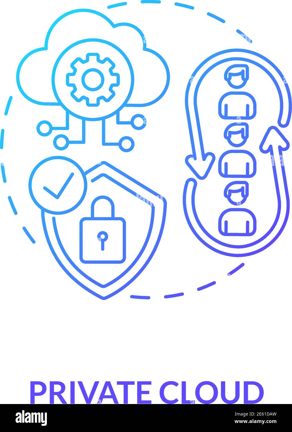 Private cloud service line hi-res stock photography and images - Alamy