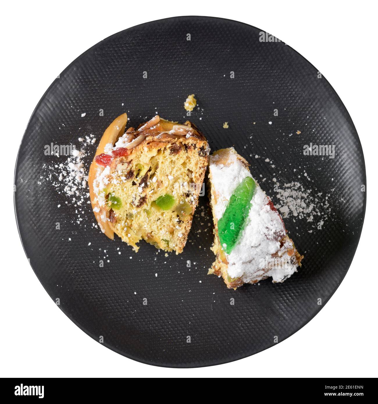 Bolo rei kings cake made Cut Out Stock Images & Pictures - Alamy