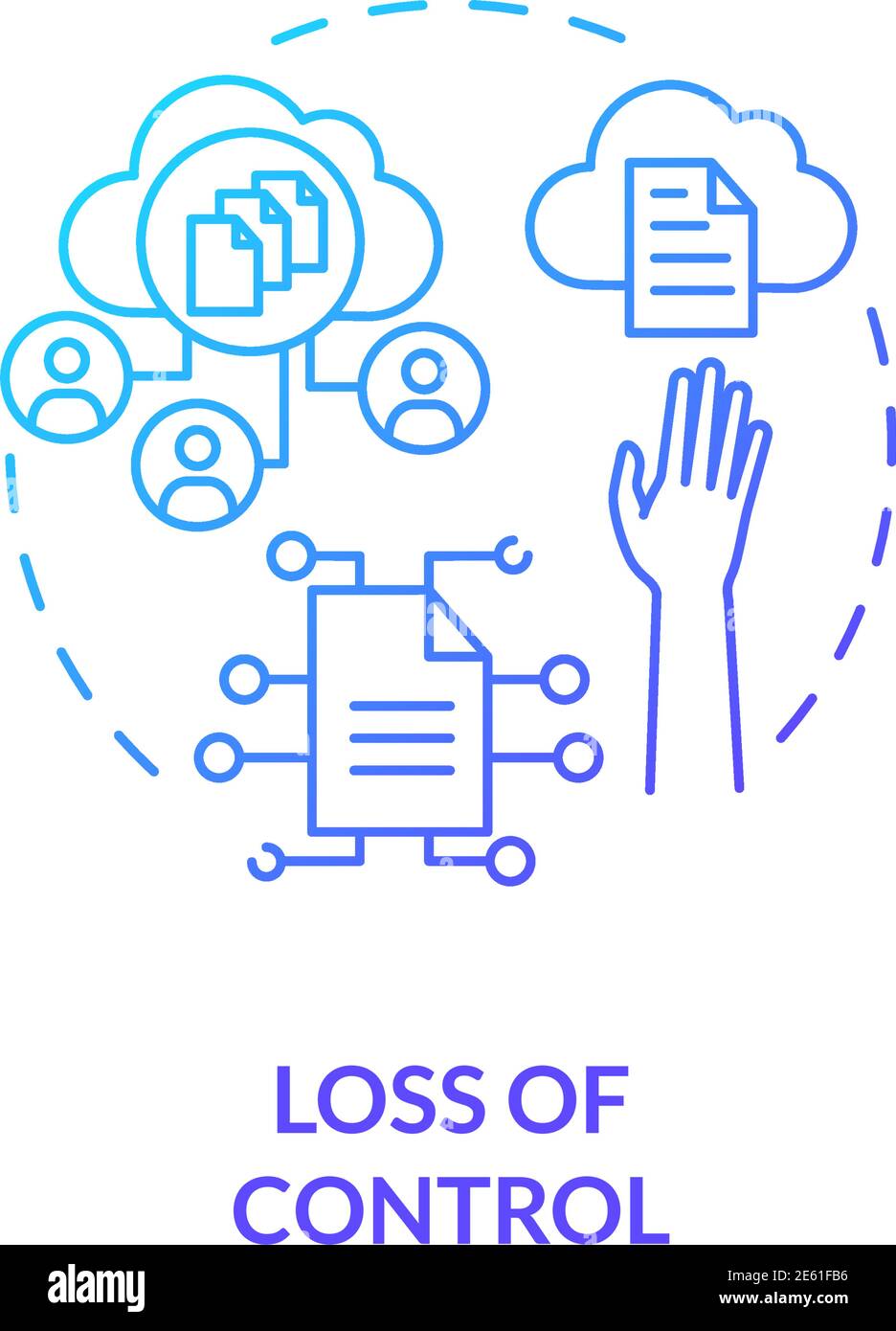 Control loss concept icon Stock Vector Image & Art - Alamy