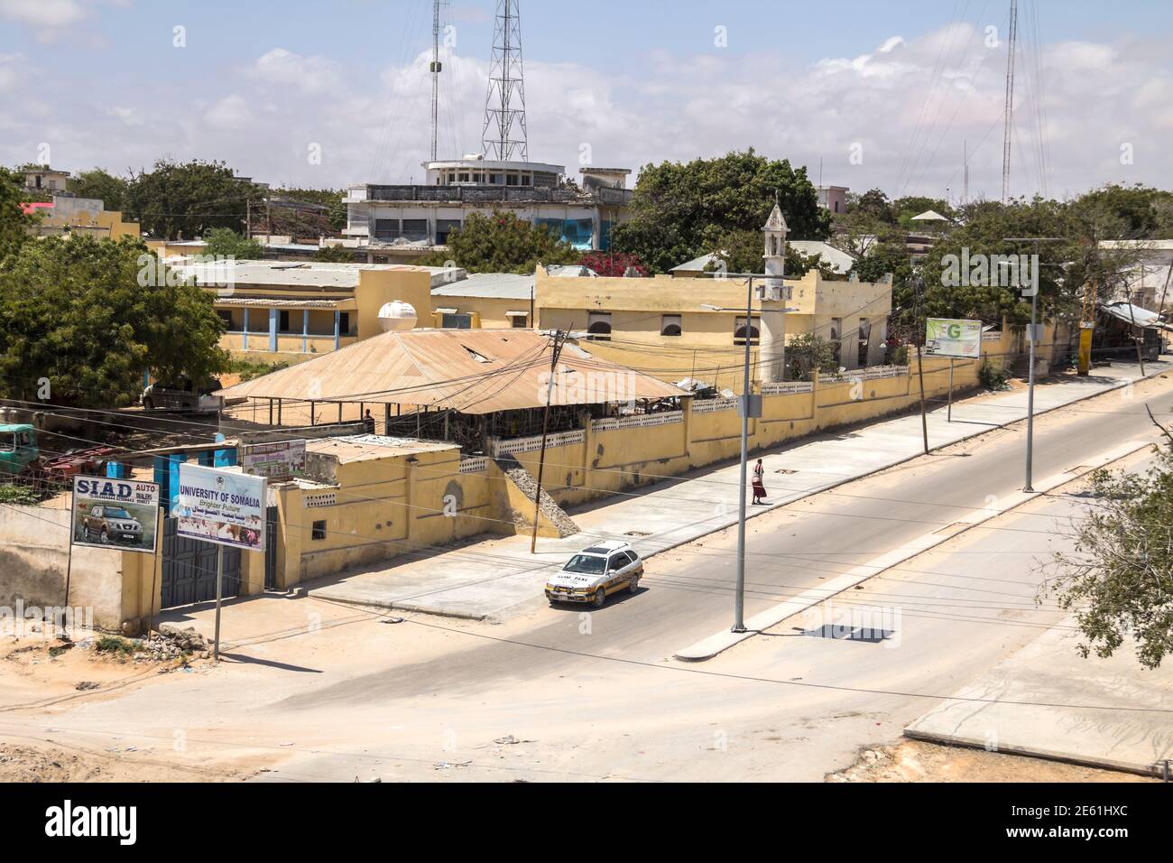 MOGADISHU, SOMALIA : View of Mogadishu, Mogadishu is the capital city ...
