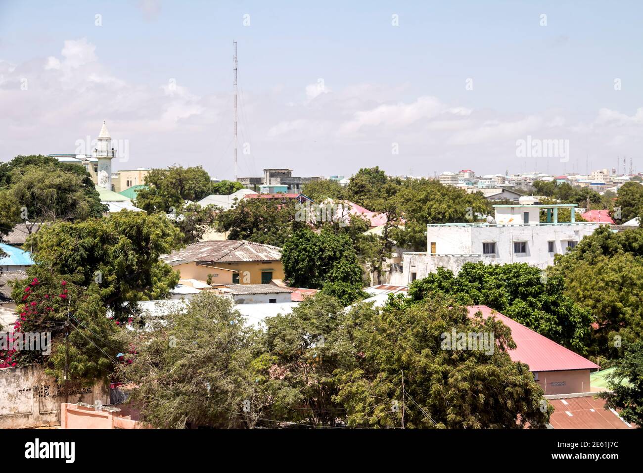 MOGADISHU, SOMALIA : View of Mogadishu, Mogadishu is the capital city ...