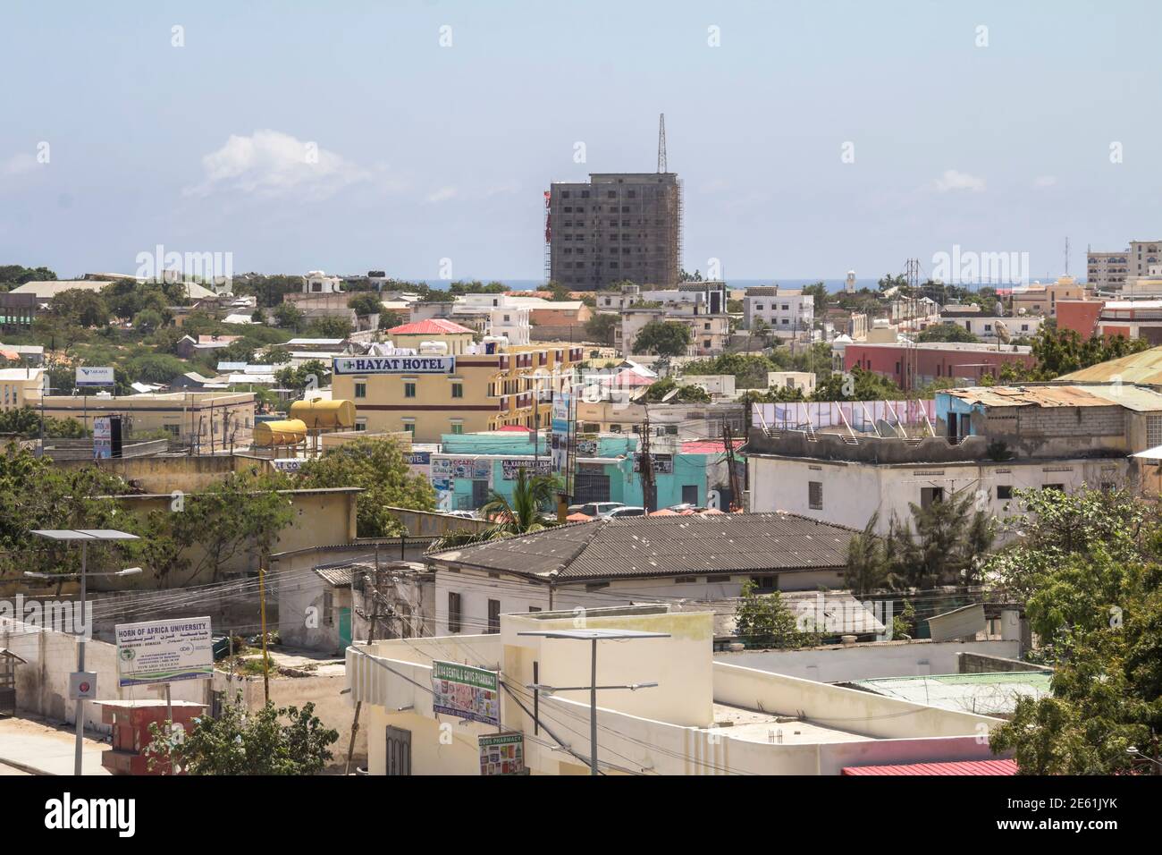 MOGADISHU, SOMALIA : View of Mogadishu, Mogadishu is the capital city ...