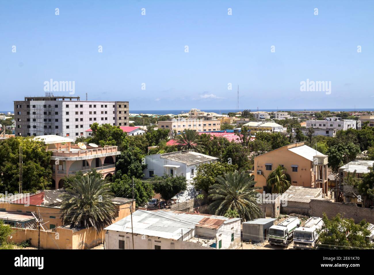MOGADISHU, SOMALIA : View of Mogadishu, Mogadishu is the capital city ...