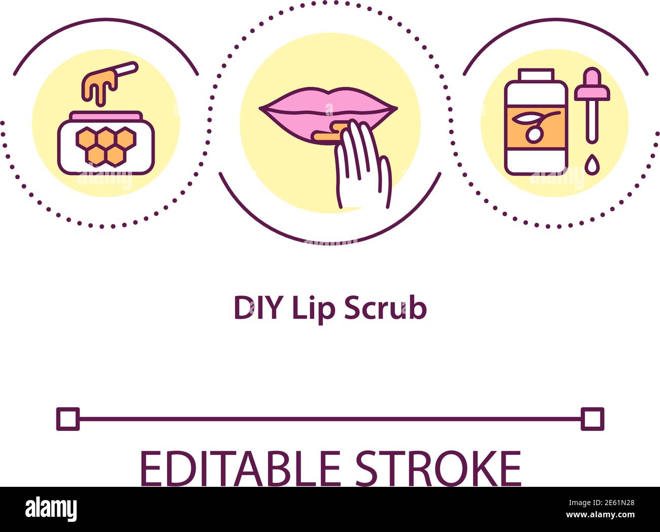 Lip contour Cut Out Stock Images & Pictures - Alamy