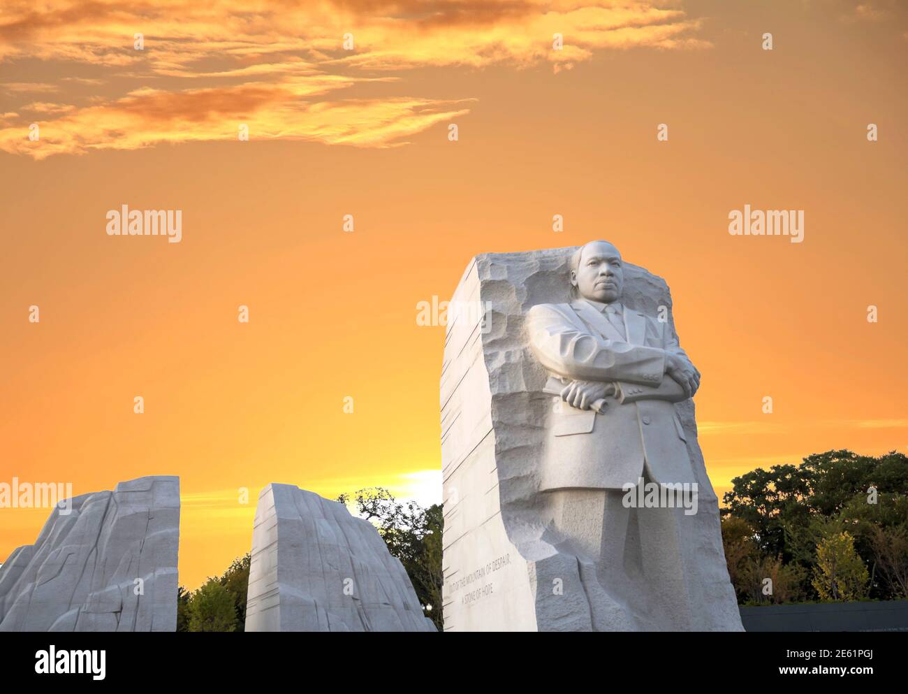 Martin Luther King Jr. Monument in Washington DC Stock Photo - Alamy