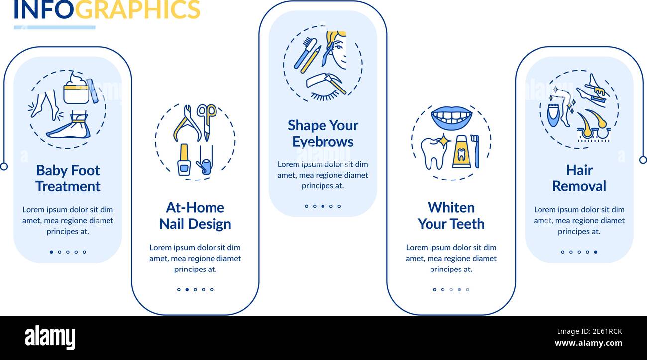 Beauty procedures vector infographic template Stock Vector Image & Art ...