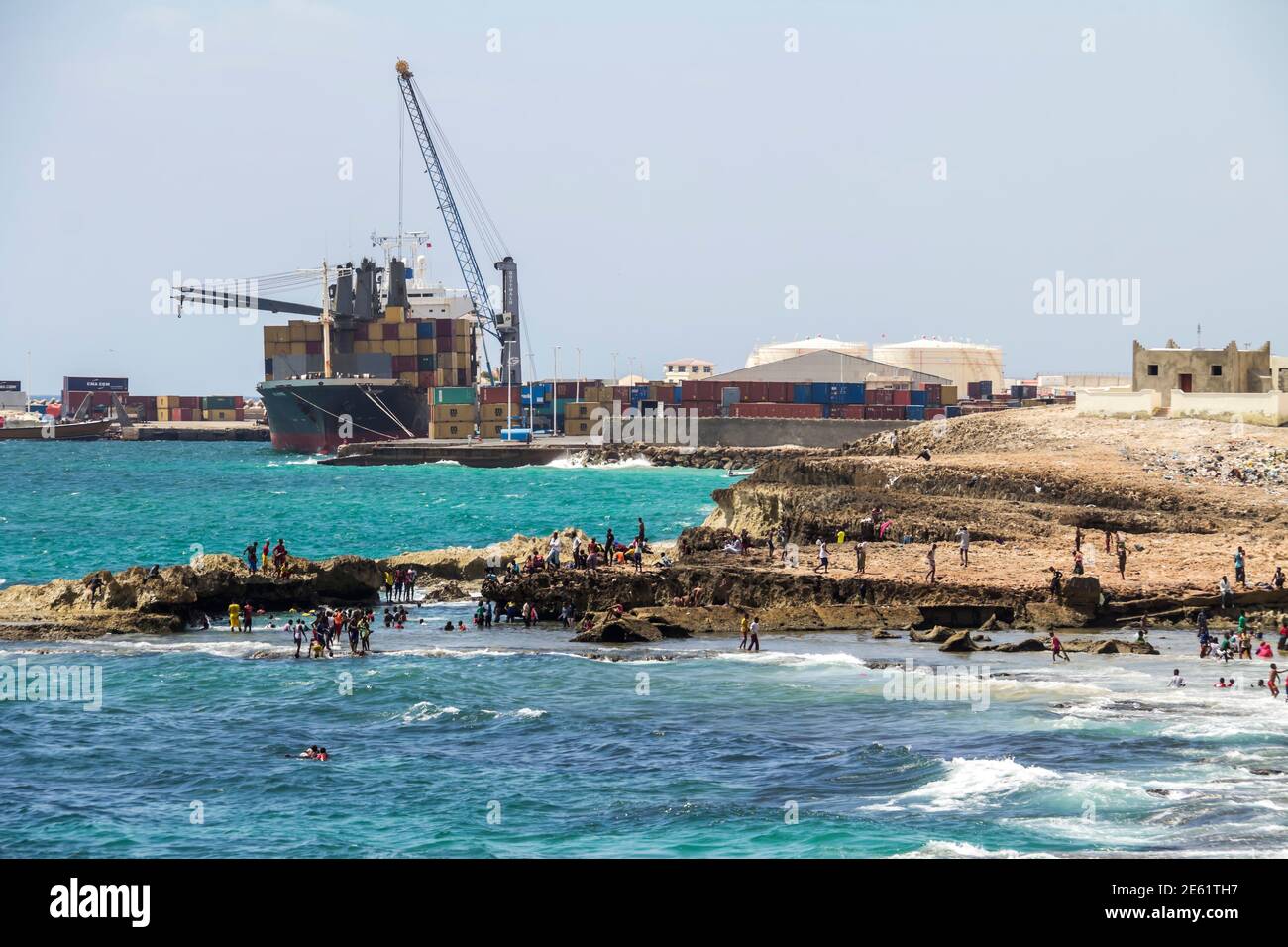 MOGADISHU, SOMALIA : View of Mogadishu, Mogadishu is the capital city ...