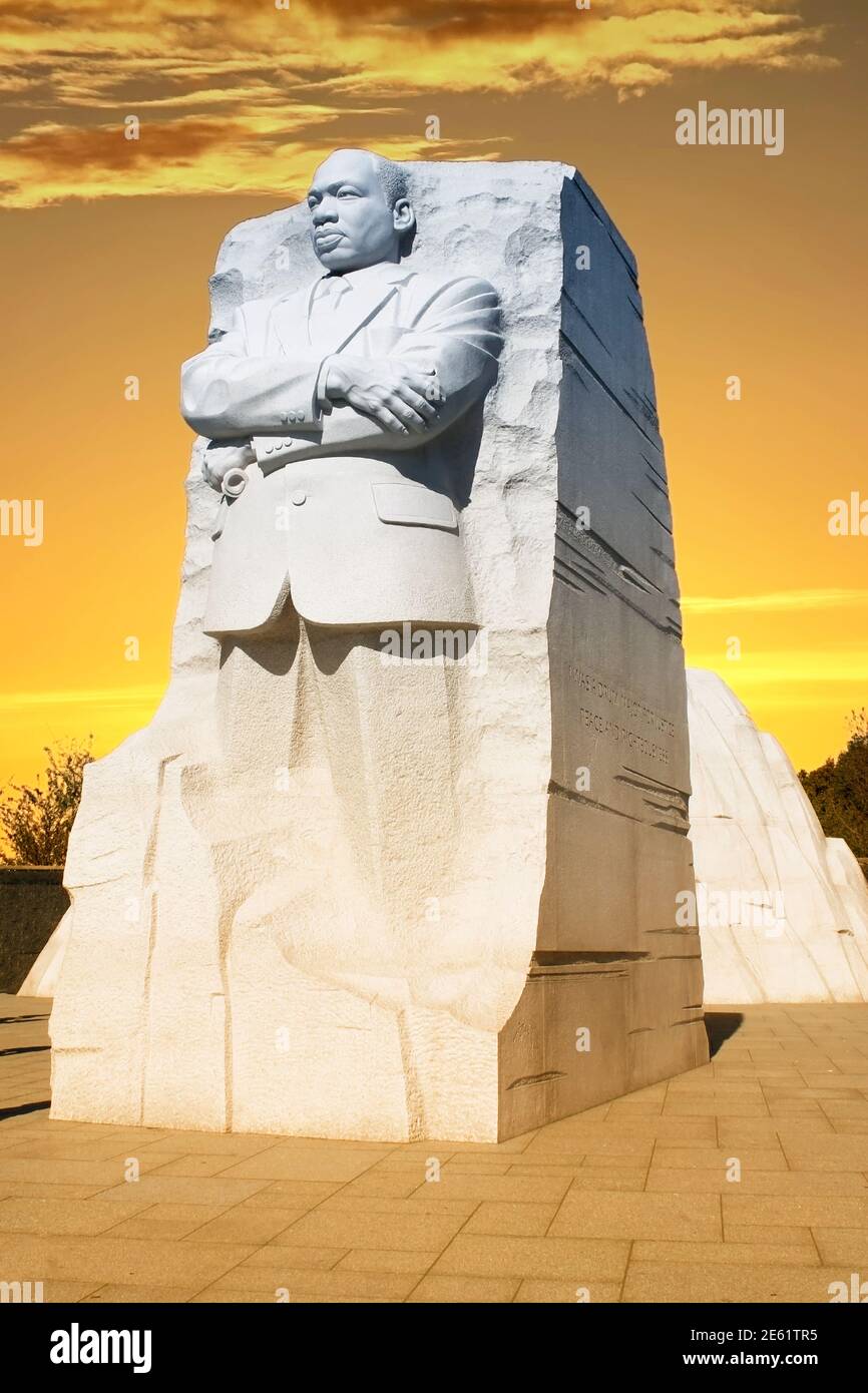 Martin Luther King Jr. Monument in Washington DC Stock Photo - Alamy